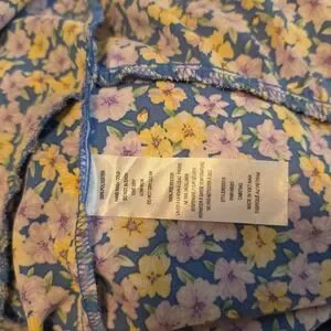Monteau | Dresses | Monteau Los Angeles Purple Flora Midi Dress Wrap ...